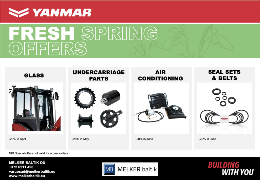 YANMAR SPRING PROMOTION – Melker Baltik